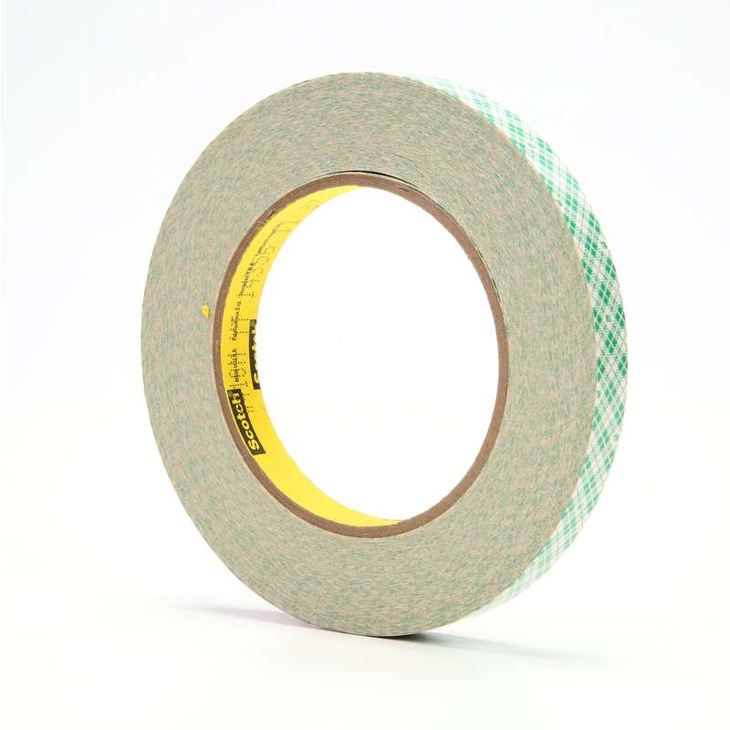 3M Double Coated Paper Tape 410M, Natural, 1/2 in x 36 yd, 5 mil, 72 ...