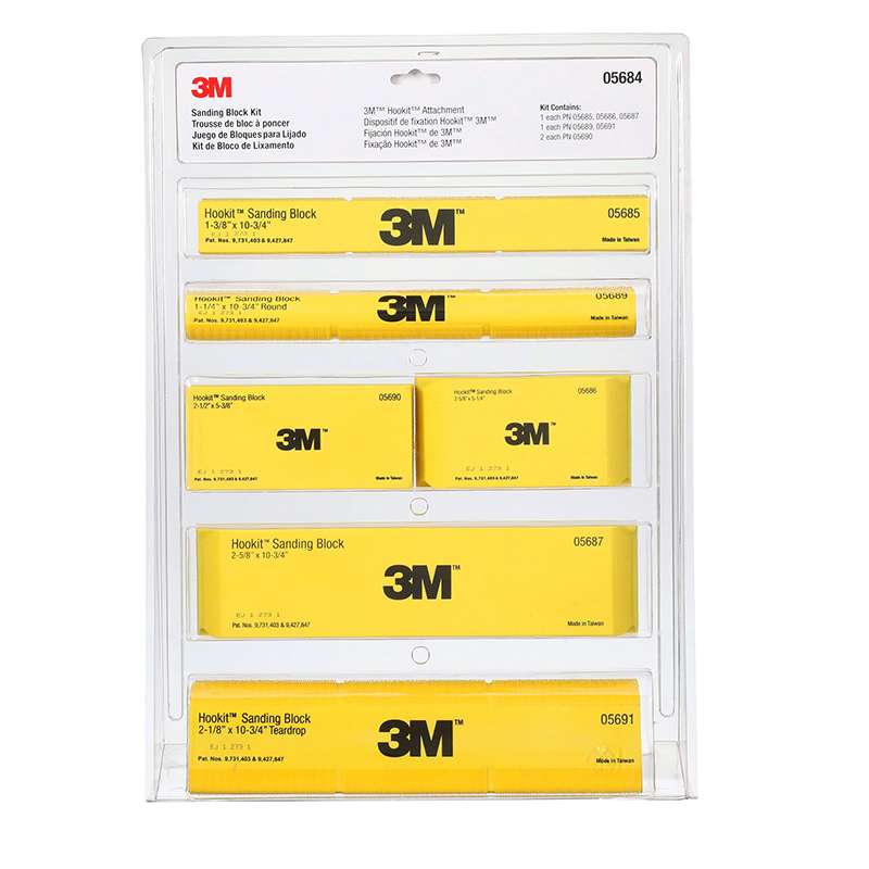 3M™ Hookit™ Sanding Block Kit, 05684, 6 per case