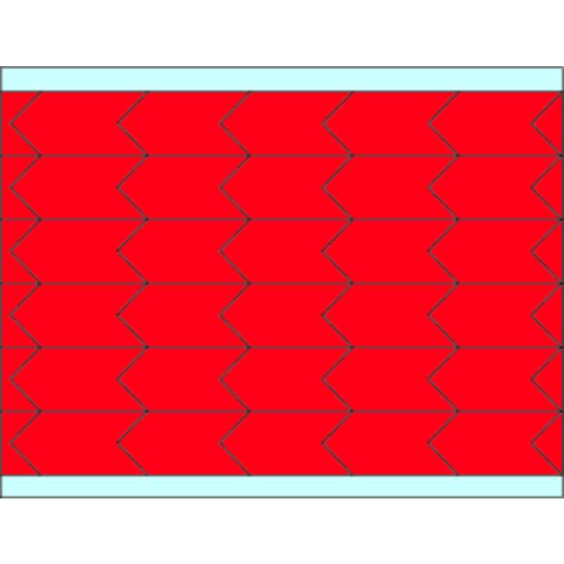 Brady DIA-250-RD - Red Inspection Arrows, Die-Cut
