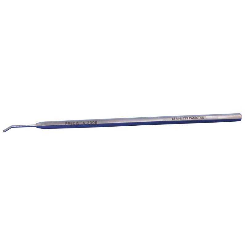 Excelta 330E - Angled Probe, Stainless Tip Chisel, 10 mil Tip, 6" Long