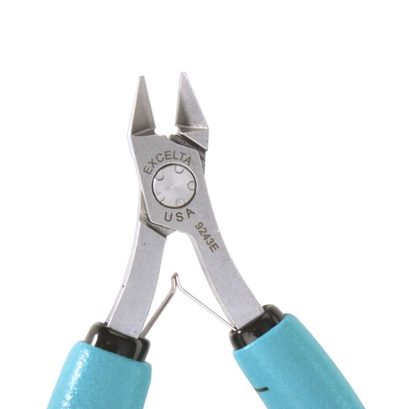 ESD-Safe Medium Tapered Head Semi-Flush Cutters with Ergonomic Grip ...