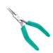 Excelta 2647D - Needle Nose Pliers,Stainless, Serrated Edges, 4.5"