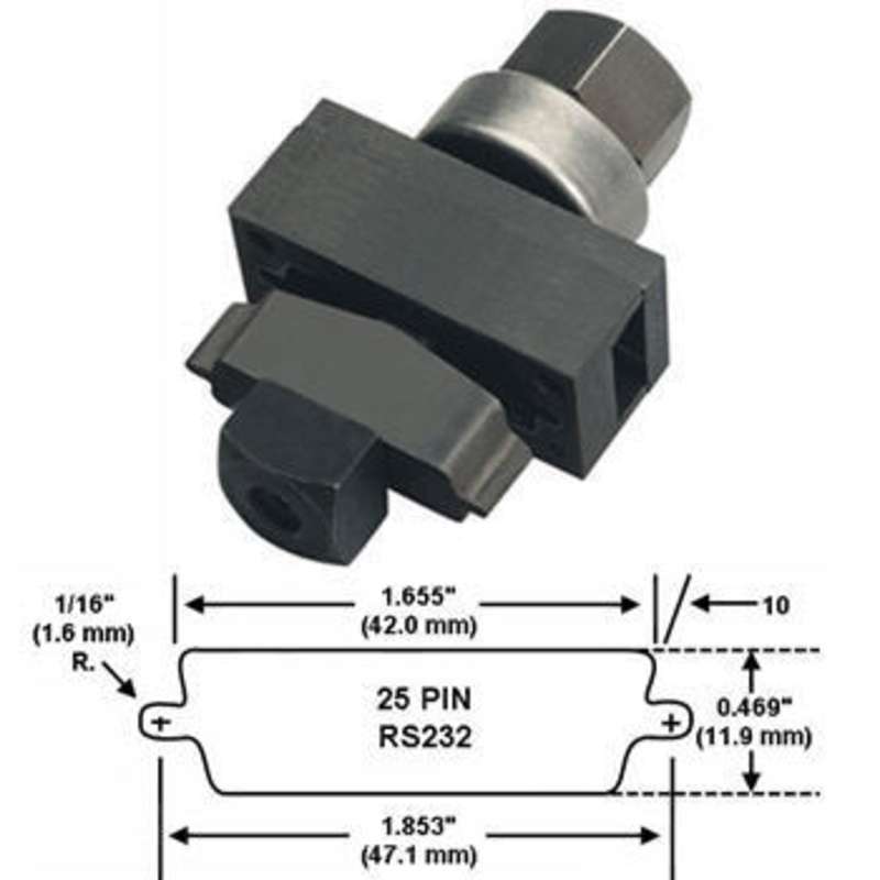 Special Application Electronic Connector Panel Punch Unit for 25 Pin ...