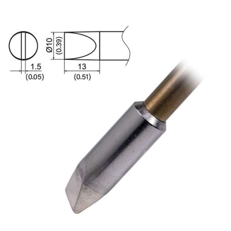 Chisel Tip for FX8004/5 Soldering Irons, 10mm x 13mm