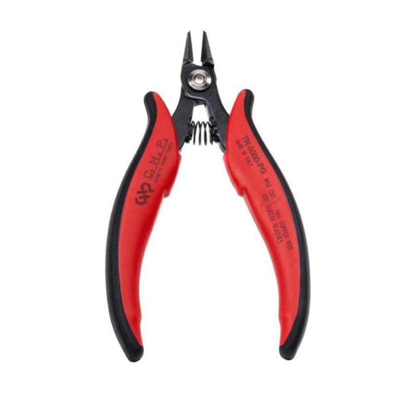 Cutter, Micro, Chamfered Cut, Pointed Blades, 16 AWG Max Cut, with ...