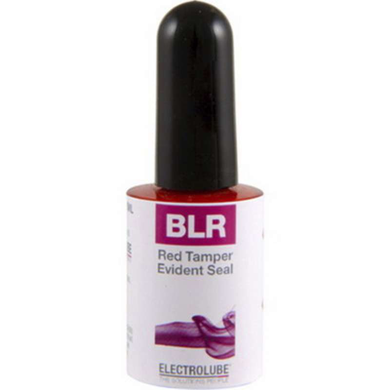 BLOC LUBE tamper-proof Coating, 15 mL Bottle, Red