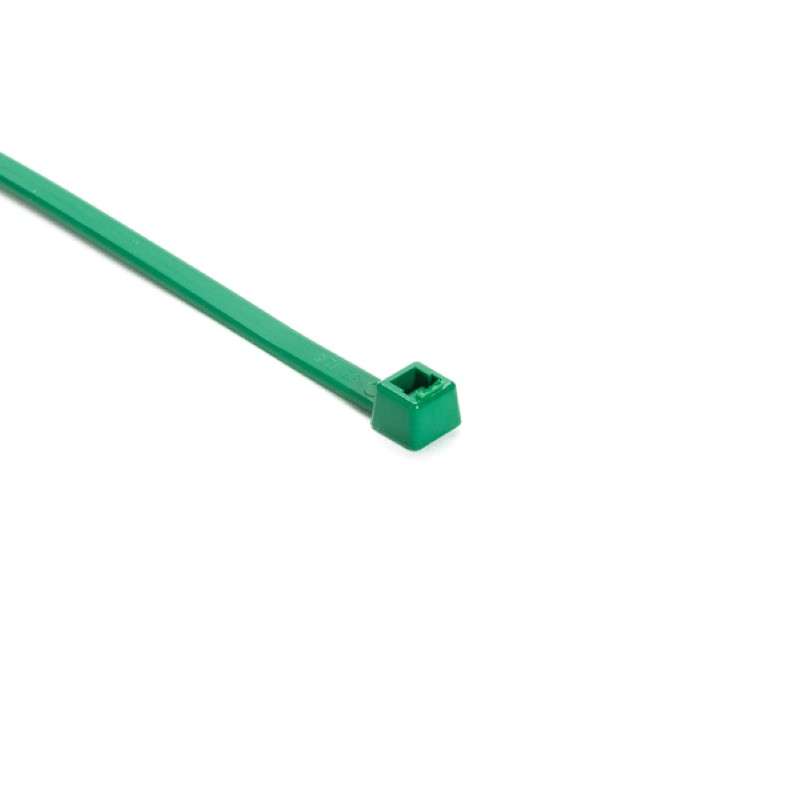 Metal Content Tie, 15" Long, 50Lb Tensile Strength, PA66Mp, Green, 100 ...
