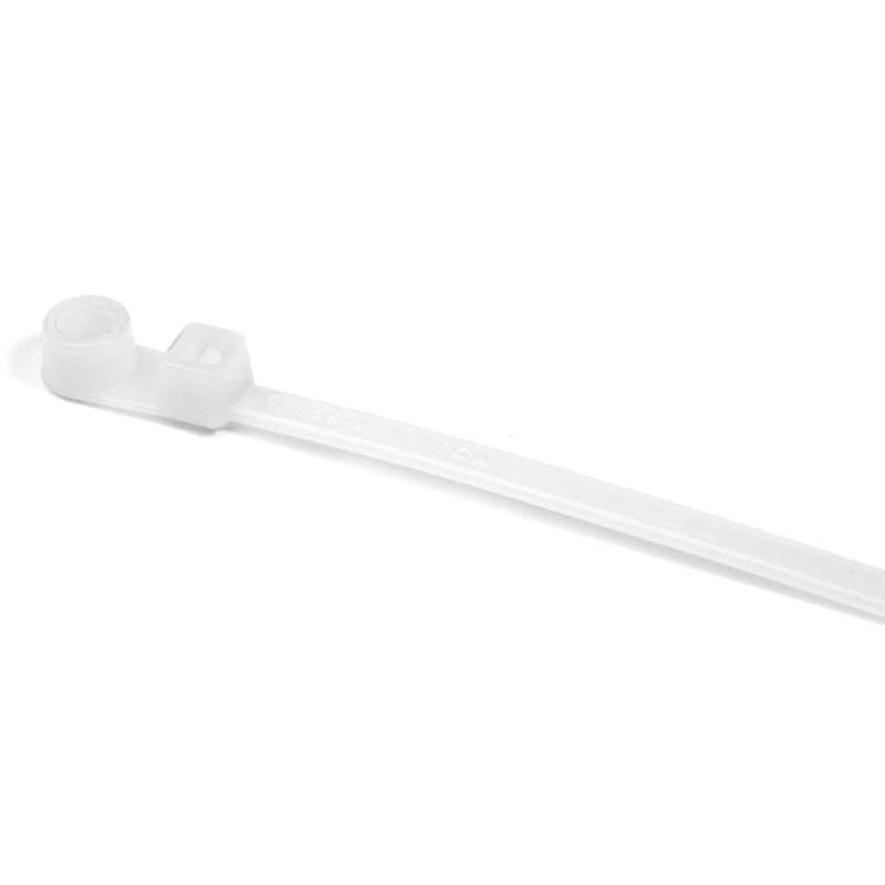 1-Piece Cable Tie/Screw Mount, 15.4" Long, #10 Screw, 4.0" Max Bundle ...
