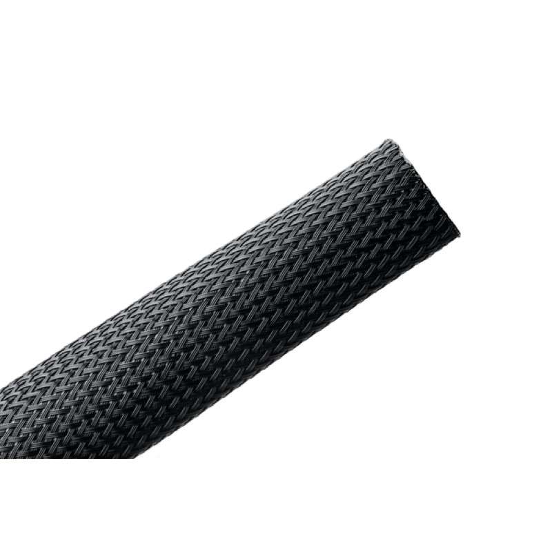 Plenum Rated Expandable Braided Sleeving (Halar), 2.0" Dia, Black, 50 ...