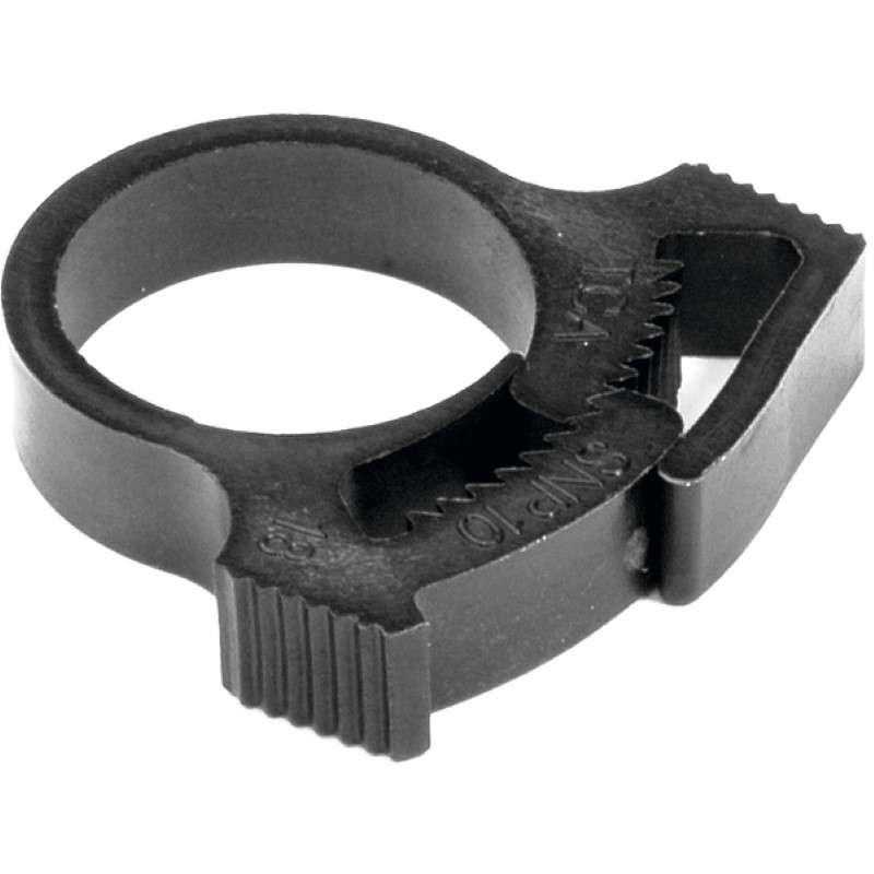 Snapper Hose Clamp, 0.96" - 0.97" Bundle Diameter, PA66Gf13, Black, 100 ...
