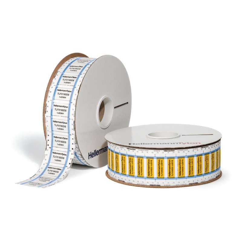 Shrinktrak Labels, 2-Sided, 1-Slit, Halogen Free, 0.98" x .20 ...