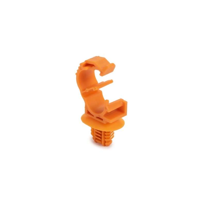 LOC Locking Clamp, 5-9 mm, with 4 x Oval Fir Tree, PA66HIRHS, Orange ...