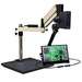 Digital Rework Microscope, 15X, Articulating Arm, Steel Base