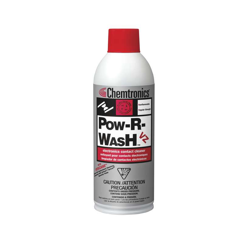 Chemtronics ES6300 - Pow-R-Wash™ VZ Contact Cleaner, 12oz