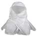 Kimtech A5 ClnRoom Hoods w/ Ties White Univsl 100/CA