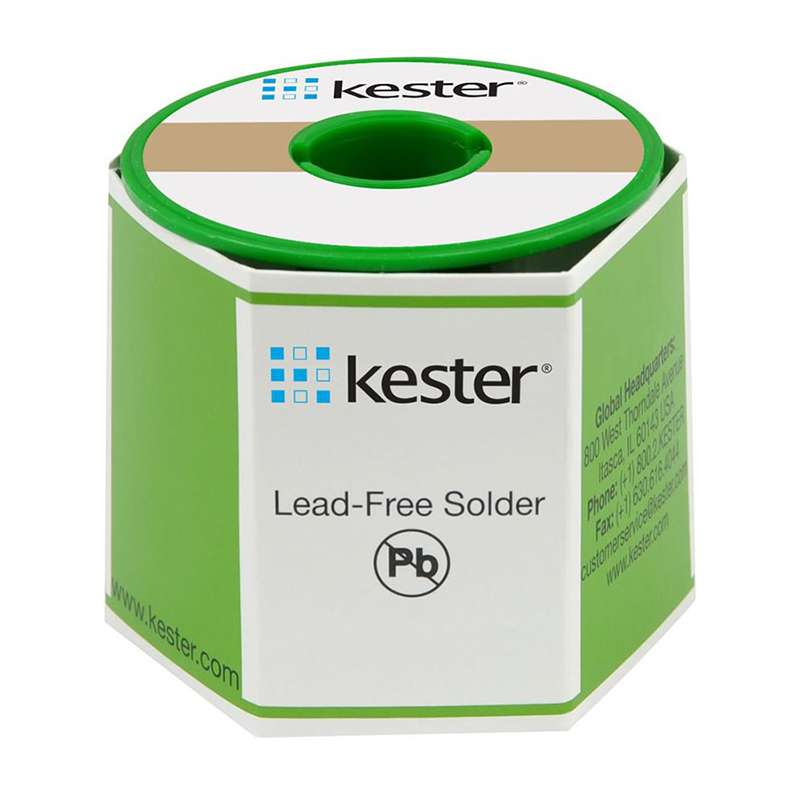 Kester Solder Wire - Solid, .125", SAC305, 1lb