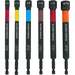 Magnetic Color-Coded Power Nut Setters, 6-Piece Set