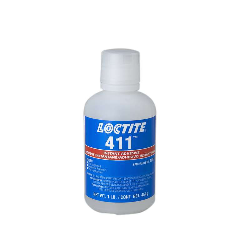 Loctite 411 Instant Adhesive, 1 lb - Room temperature cure