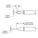 V-Groove Cartridge Chisel for CV-5200 Systems, 3.2mm (0.12")