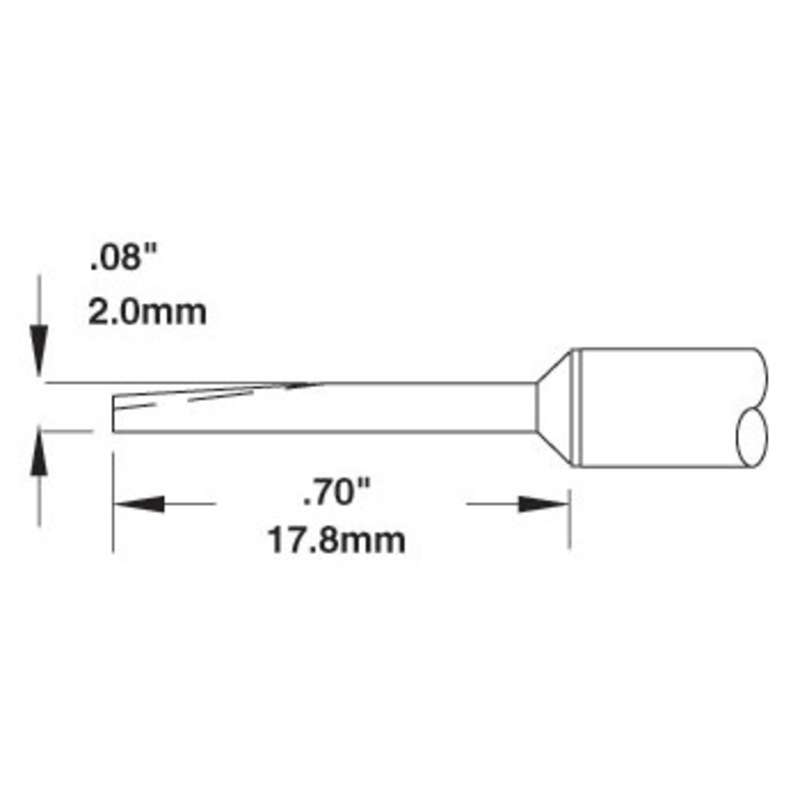 STTC 700 Series Grooved Conical Tip Solder Cartridge for MX Series ...