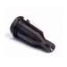 Tip Cap Double Helix Thread, Black, 50 per Package