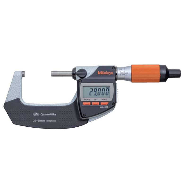 QuantuMike Micrometer, Digimatic, 25-50mm, IP65, 0.001mm, W/SPC