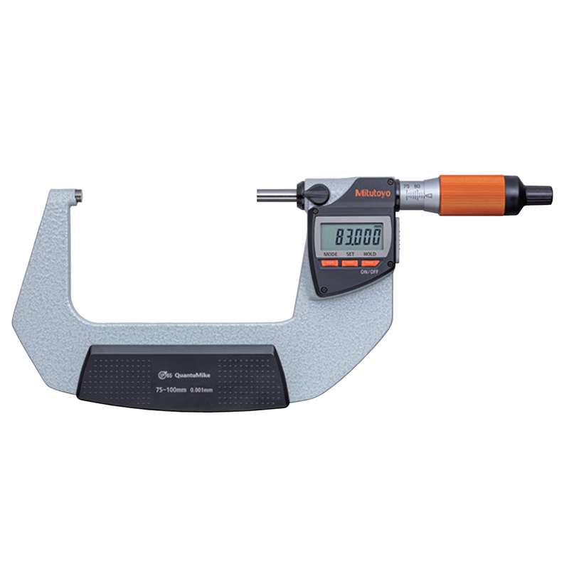 QuantuMike Micrometer, Digimatic, 75-100mm, IP65, 0.001mm, W/SPC
