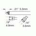 STTC 600 Series Grooved Semi-Rigid Coax Tip Cartridge for MX Series ...
