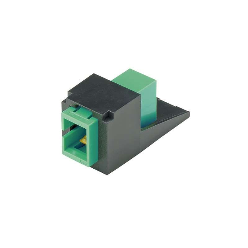 Fiber Adapter Module, SC APC Simplex, Singlemode, Zirconia Split Sleeve ...