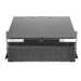 Opticom Rack Mount Fiber Enclosure, 4 RU, 12 Ports, Steel, Black, 1Pc
