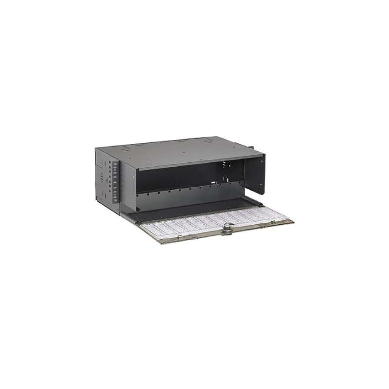 Opticom Enclosure, Fiber Optic Rackmount, 4 RU, Fits 12 FAPs, Steel ...