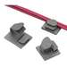 Panduit® Adhesive Backed Latching Wire Clip, Nylon 6.6, 1 x 1 x 0.56 in ...