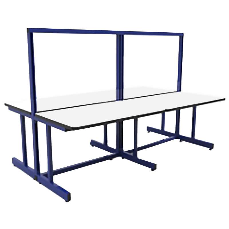 C-Leg Series, Quad Workstation 30"Dx60"W