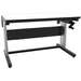 Hand Crank Adjustable Work Table, 4-Post, 30"D x 48"W