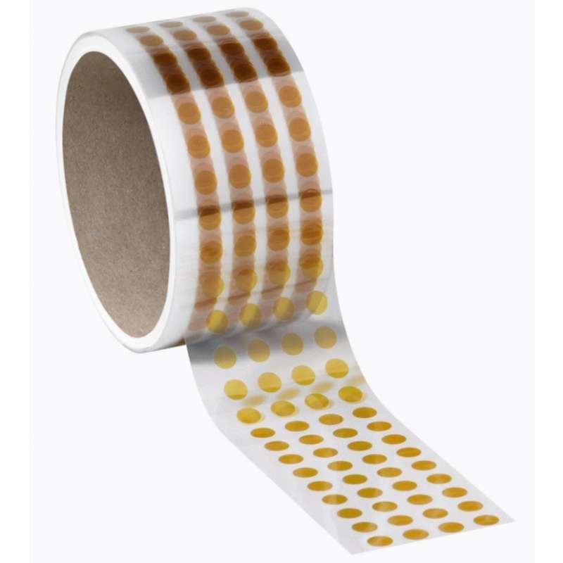 Kapton Polyimide Masking Discs 2.5mil Thick, 5/16" Diameter, 2000/Roll