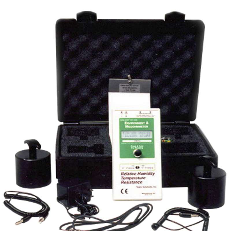 Ohm-Stat® NIST Certified Surface Resistivity Megohmmeter Kit with ...