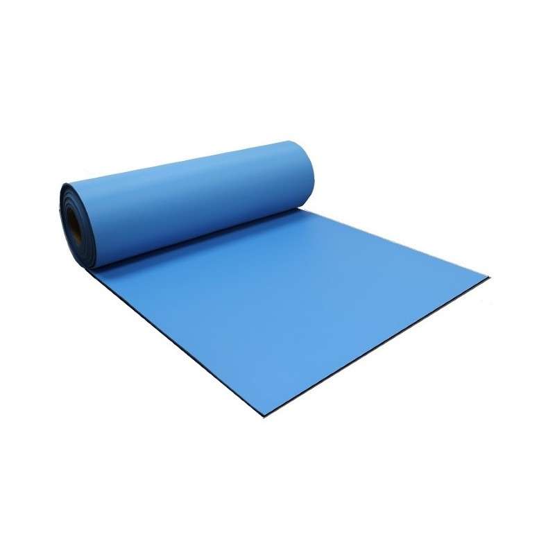 ESD-Safe 3-Layer, Vinyl, Table Mat Roll, 2 x 32 ft, 0.125" Thick, Blue