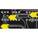 Inspection Arrows, 3/16"x1/4", 3" Core, 6.4mil, Fl. Yellow, 1000/Roll