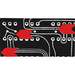 Inspection Arrows, Paper, 1/8"x3/16", 3" Core, 6.4 mil, Red, 1000/Roll