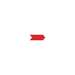 Inspection Arrows, Paper 1/4"x3/8", 3" Core 6.4 mil, Fl. Red 5000/Pk