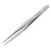 High Precision Tweezers, Style 3C, Titanium, Fine, Pointed, 4.3"