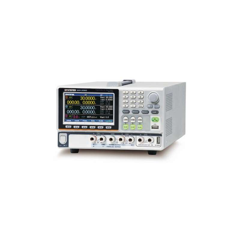 385W Three Channels Programmable DC Power Supply RS-232/USB/LAN