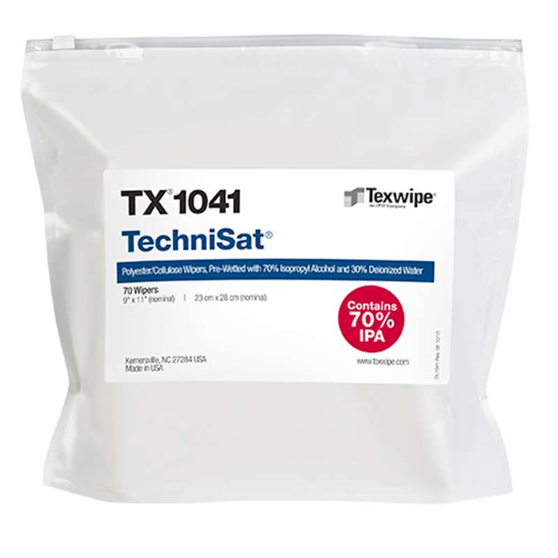 Texwipe TX1041 - Cleanroom Polyester Wipes, 9 x 11"