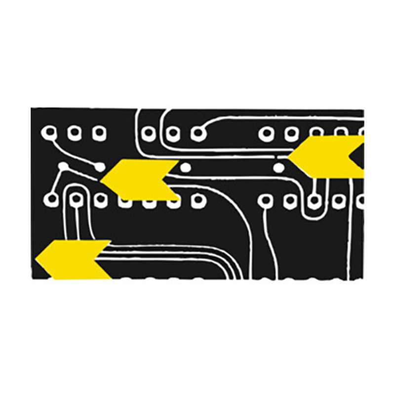 Inspection Arrows, Paper, 3/16"x1/4", 6.4 mil, Yellow, 5000/Env