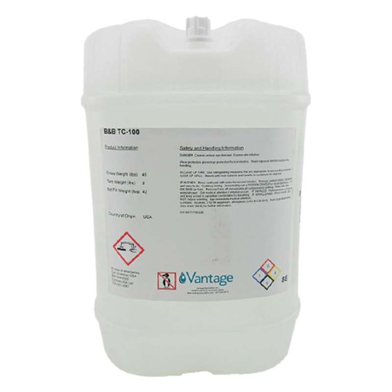 B&B TC-100, Concentrated Aqueous Gas Path Cleaner, 5 gal pail
