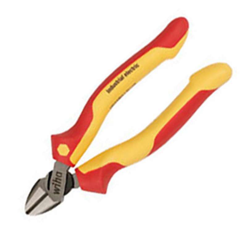 Insulated Diagonal Cutters with Cushion Grip Handles, 6-5/16" Long