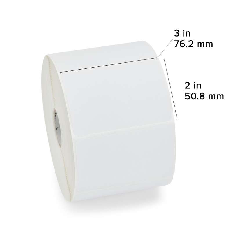 Zebra 3in x 2in 2000D DT LABELS 6/CS 1240/RL